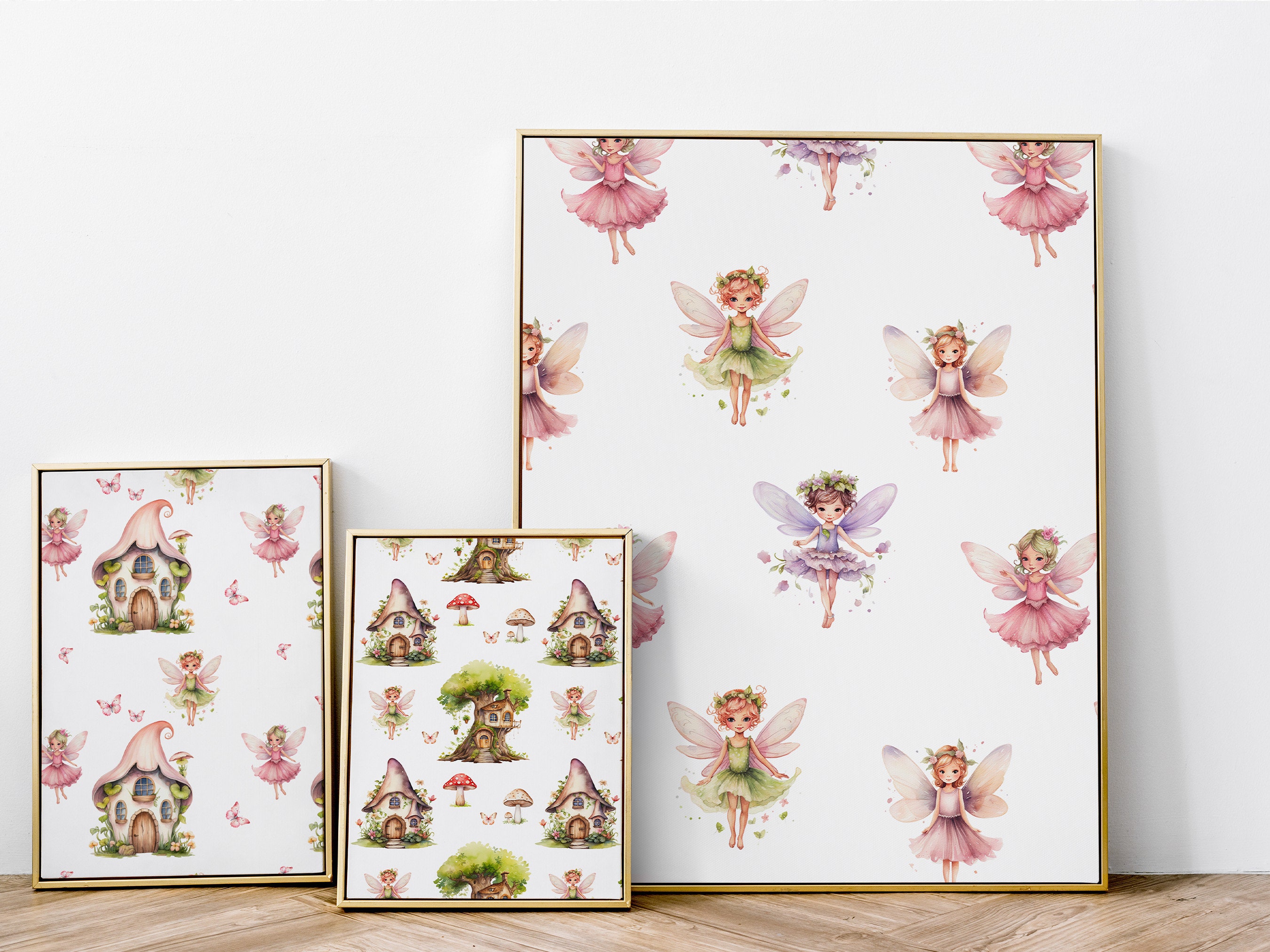 Fairy Digital Paper Set Scrapbooking Digital Background Fairy Tale ...