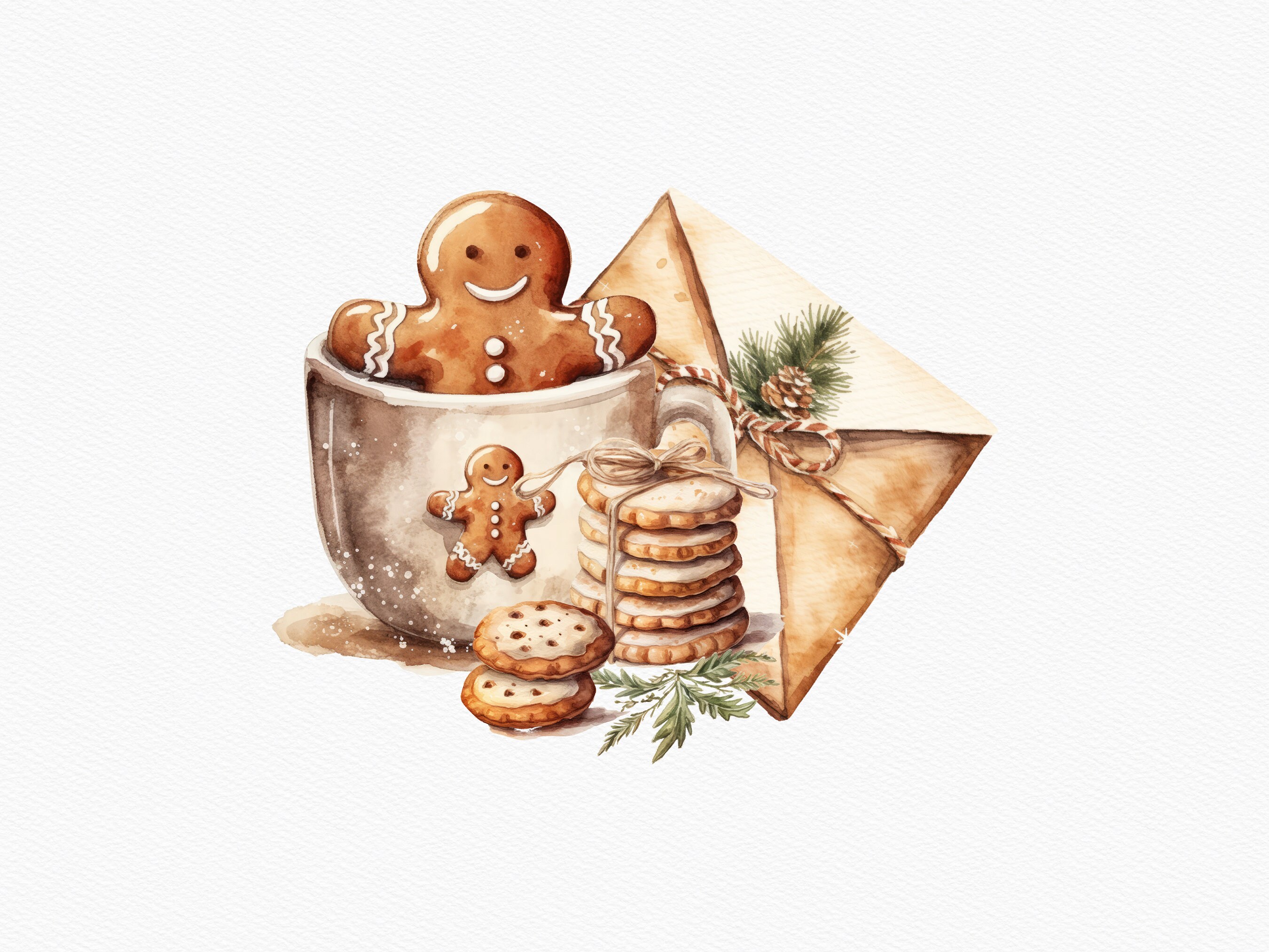 Winter Clipart Set for Christmas Gift Holiday Season Clipart Christmas ...