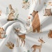 Woodland Animal Digital Paper - Scrapbook Paper - Nursery Seamless ...