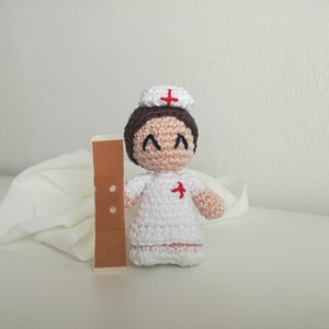 Crochet PATTERN Nurse Amigurumi - Etsy