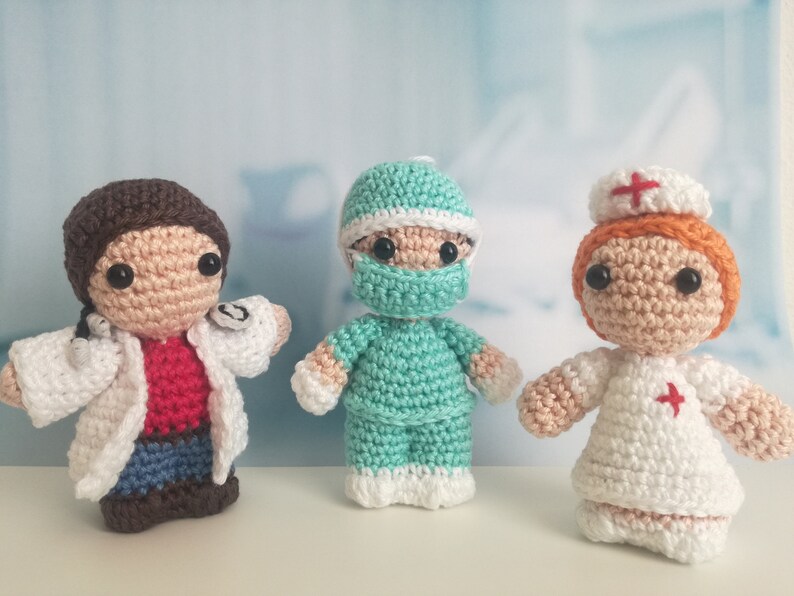 Crochet PATTERN Hospital Set - Etsy
