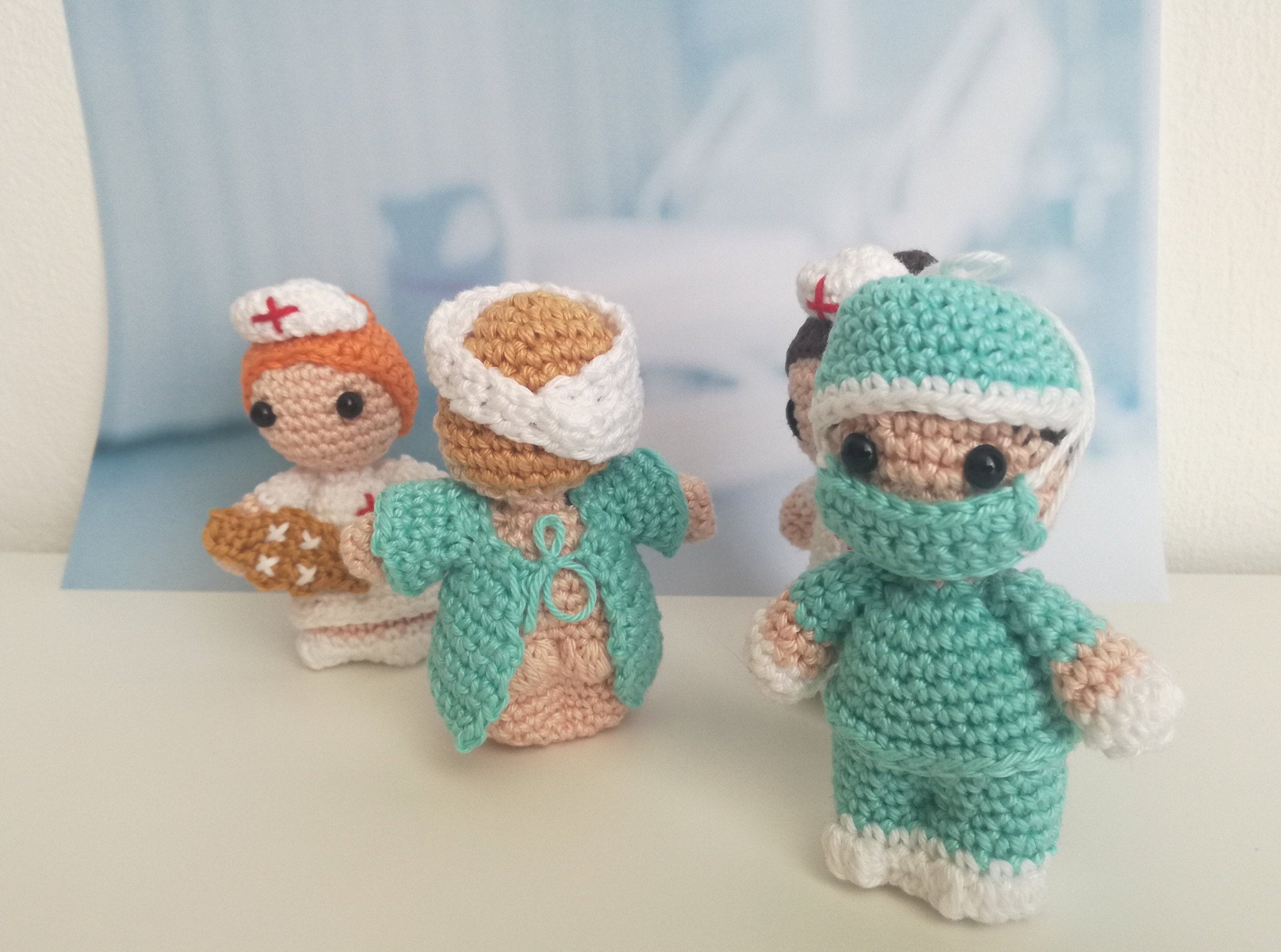 Crochet PATTERN Hospital Set - Etsy