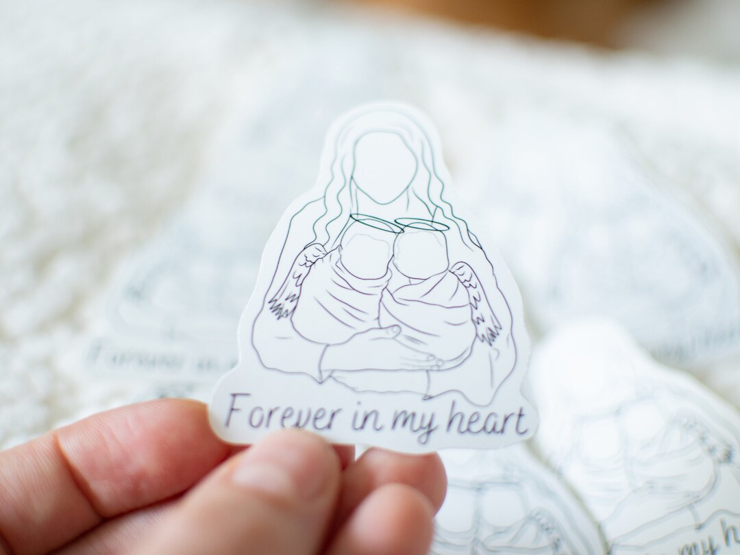 Mom and Angel Babies Sticker Miscarriage Gift Stillbirth Gift Baby Loss ...