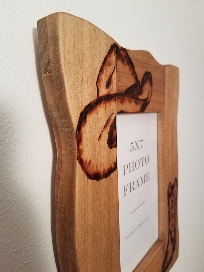 Western Style Wood Picture Frame - Etsy