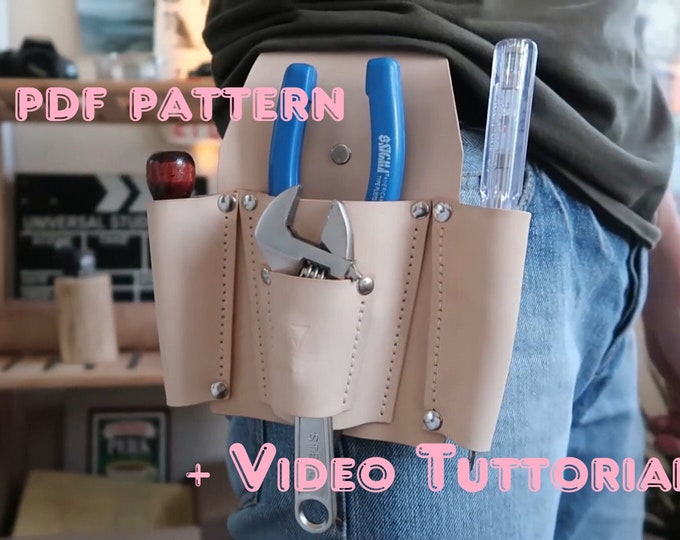 Tool Belt Pattern, Tool Holster Pattern, Leather Tool Belt Pattern ...