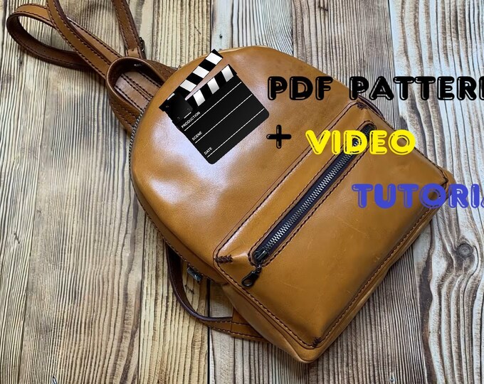 Women Backpack Pattern, Women Backpack Pattern Pdf, Backpack Pattern, Leather Backpack Pattern ...