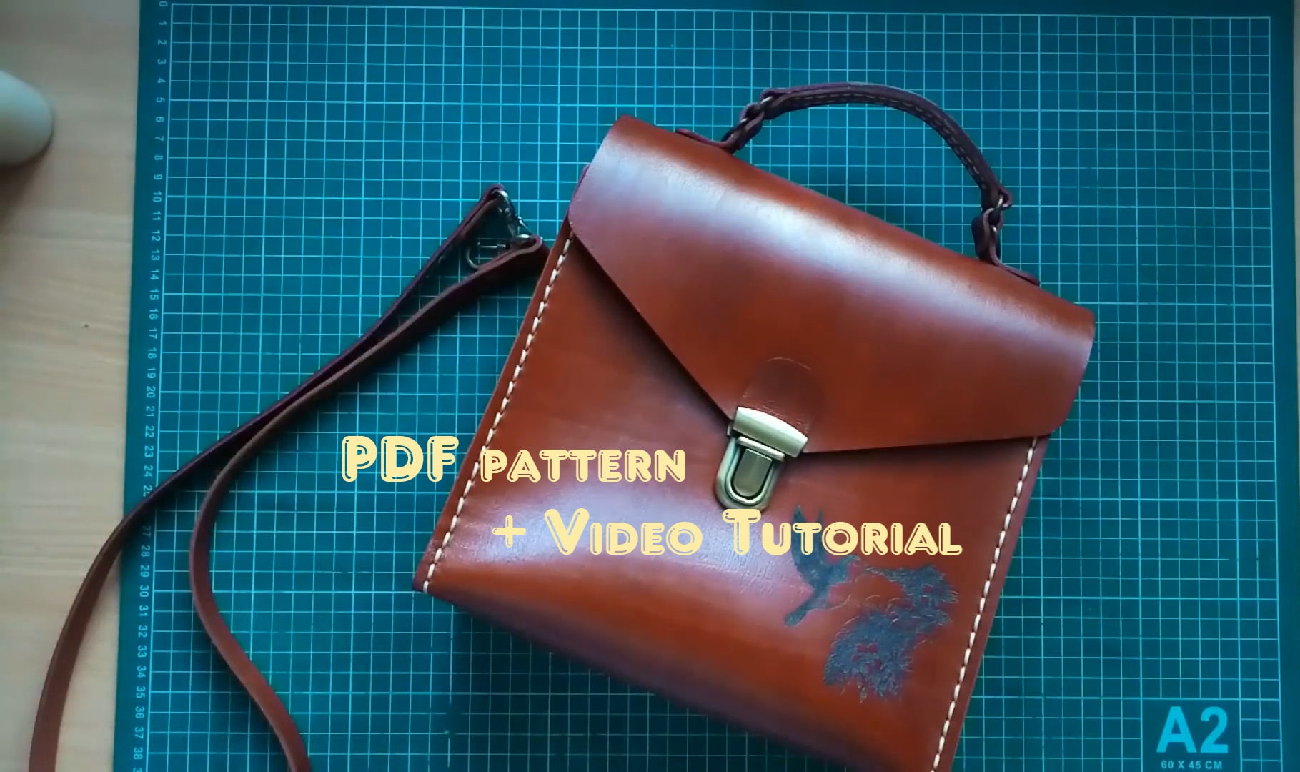 Leather Bag Pattern, Leather Bag Pattern Pdf, Woman Bag Pattern, Bag ...