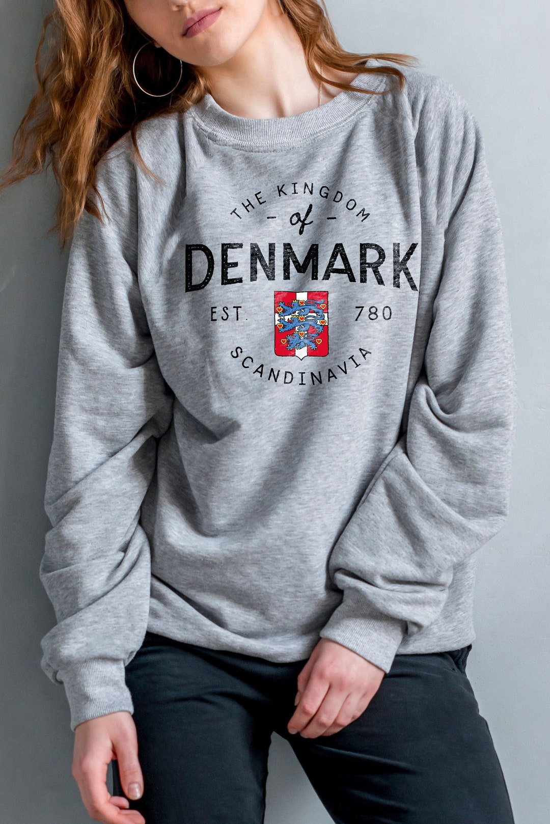 Kingdom of Denmark Sweatshirt - Unisex, Soft, Comfortable, Crewneck ...