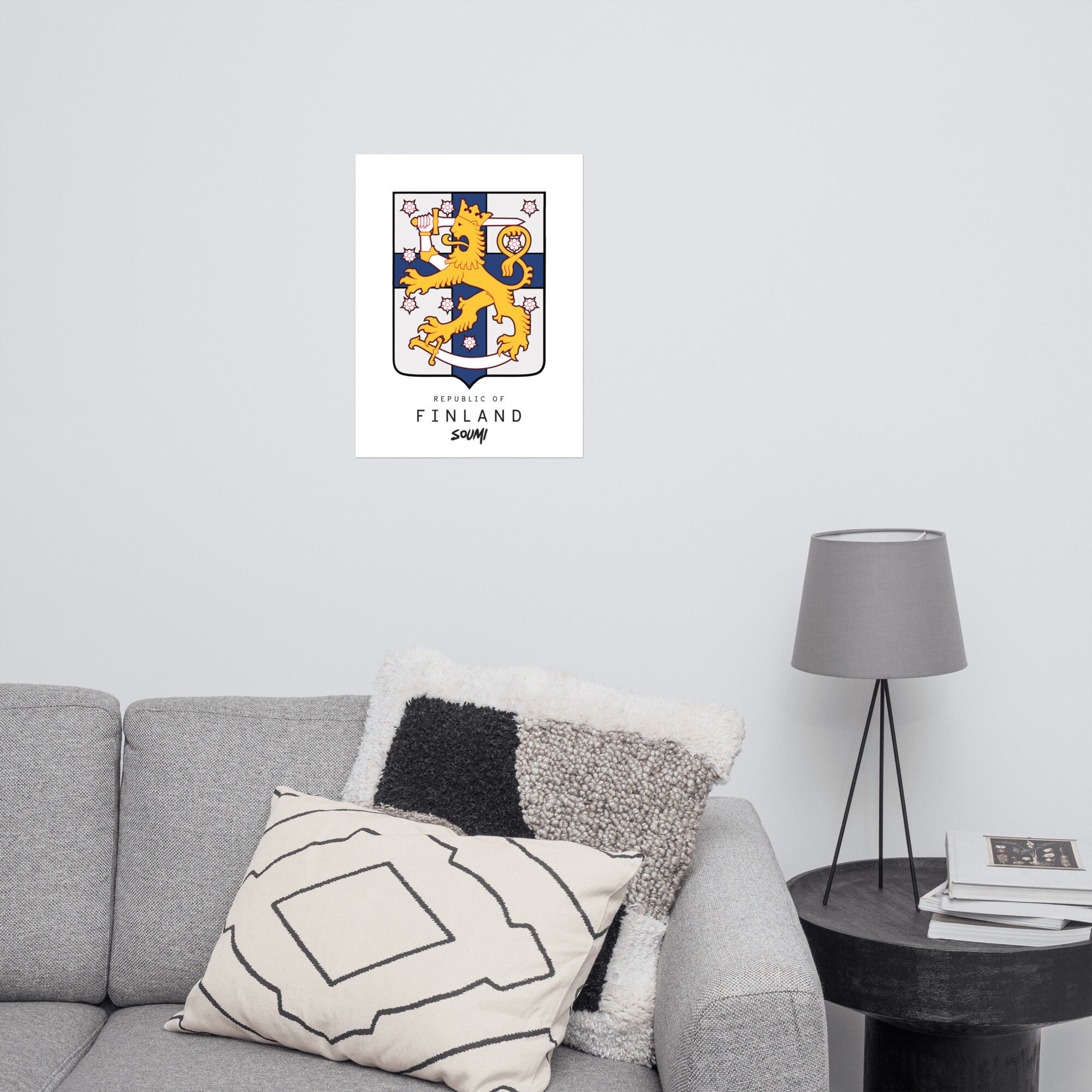 Nordic Crests - Finland - Poster, Custom-made Coat of Arms, Finnish ...