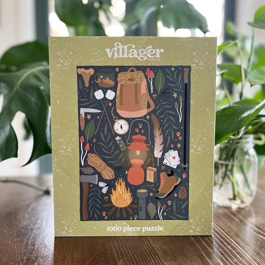 Backpacker Puzzle | Villager 1000 Piece Jigsaw Puzzle - Etsy