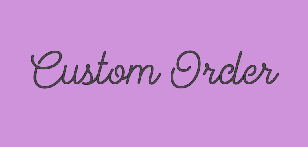 Etsy Custom Order Request - Etsy