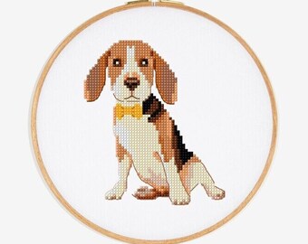 Beagle Cross Stitch Pattern - Etsy