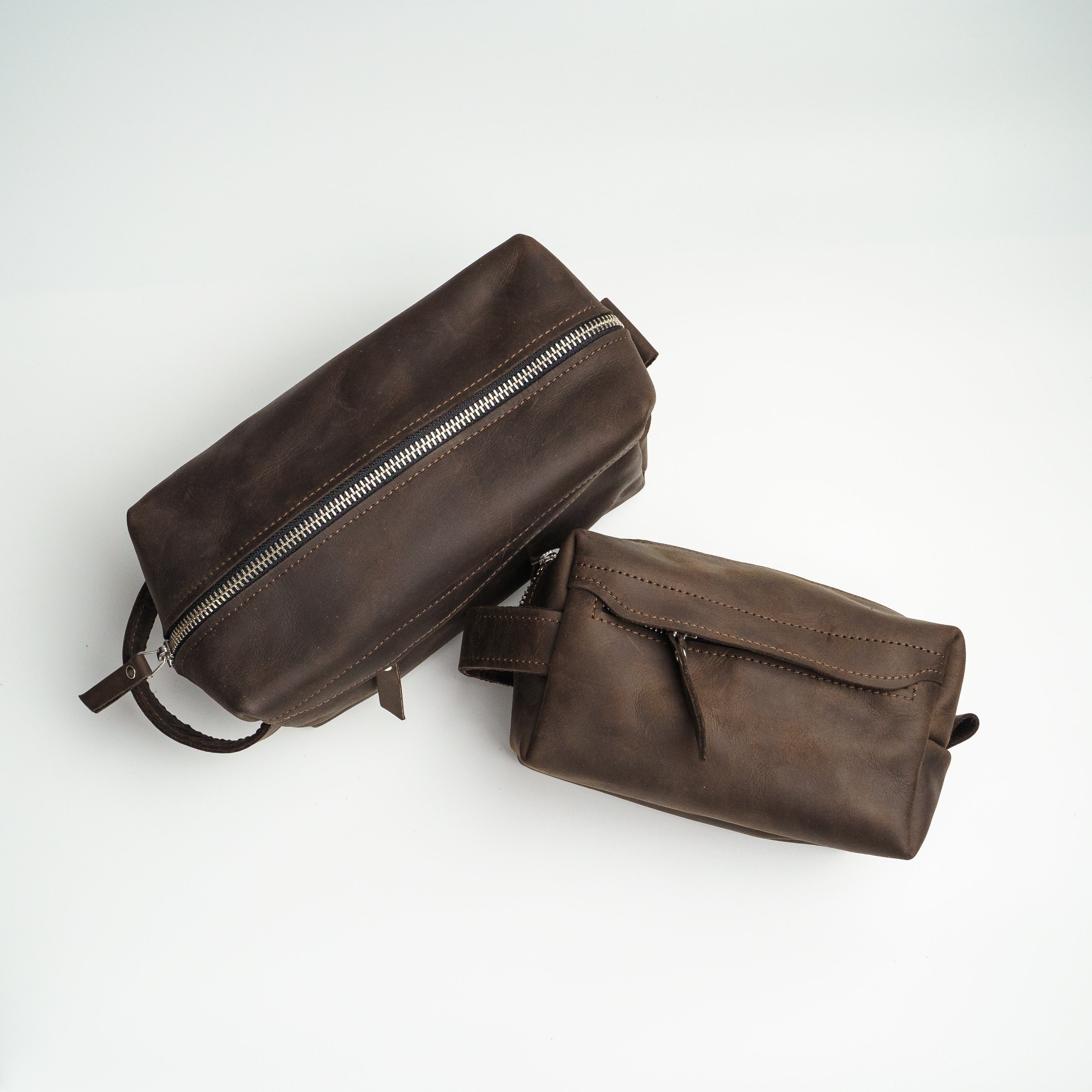 Dopp Kit Bag Leather Dopp Kit Bag Leather Toiletry Bag - Etsy