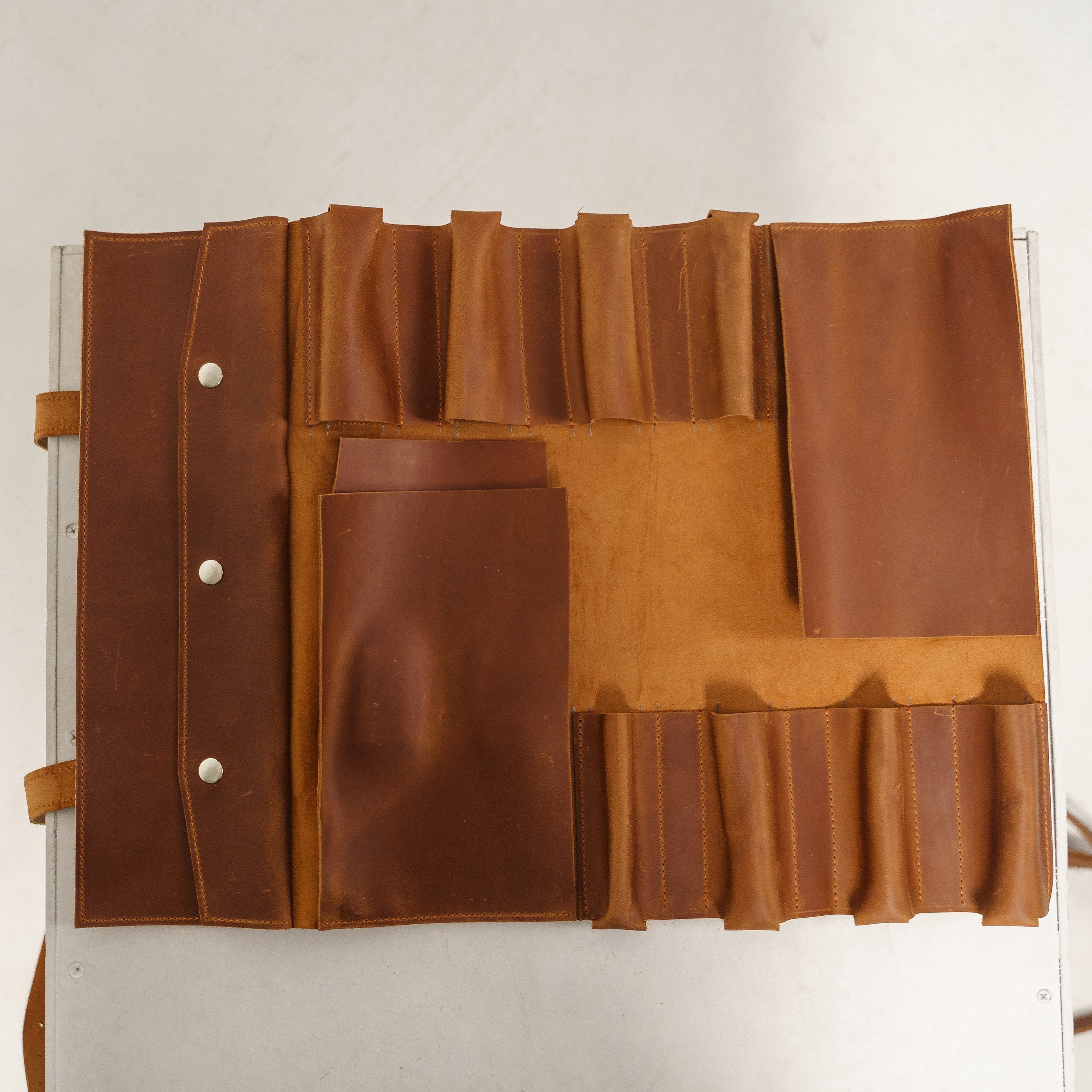 Leather Chef Roll, Personalized Knive Roll, Leather Chef Gifts, Leather ...