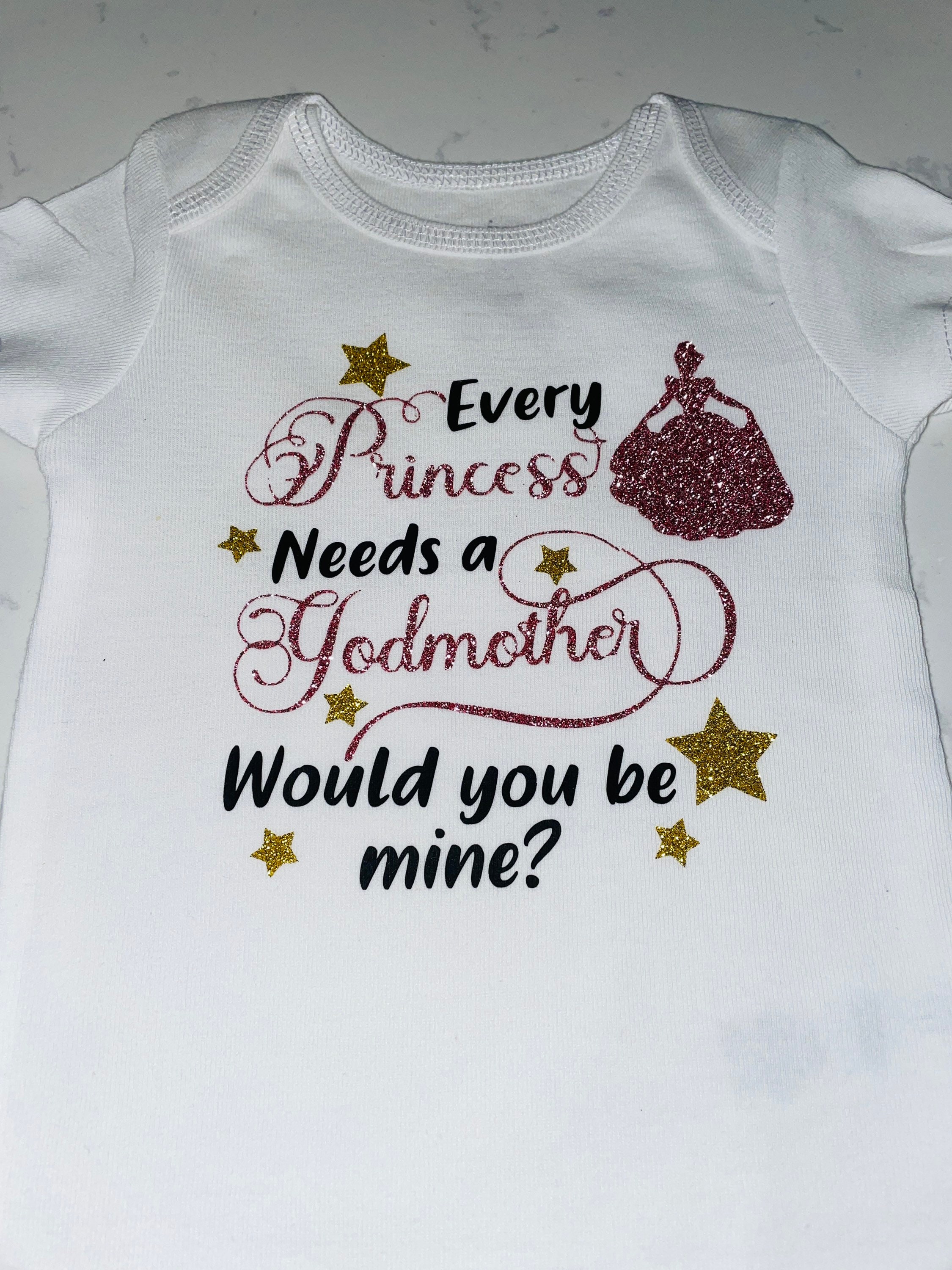 Cada princesa necesita un mono de bebé madrina/regalo de hada madrina ...