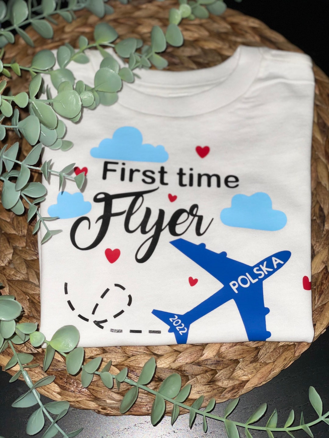 First Time Flyer Baby Onesie®: Personalized Vacation Bodysuit - Etsy