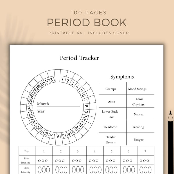 Period Printable - Etsy