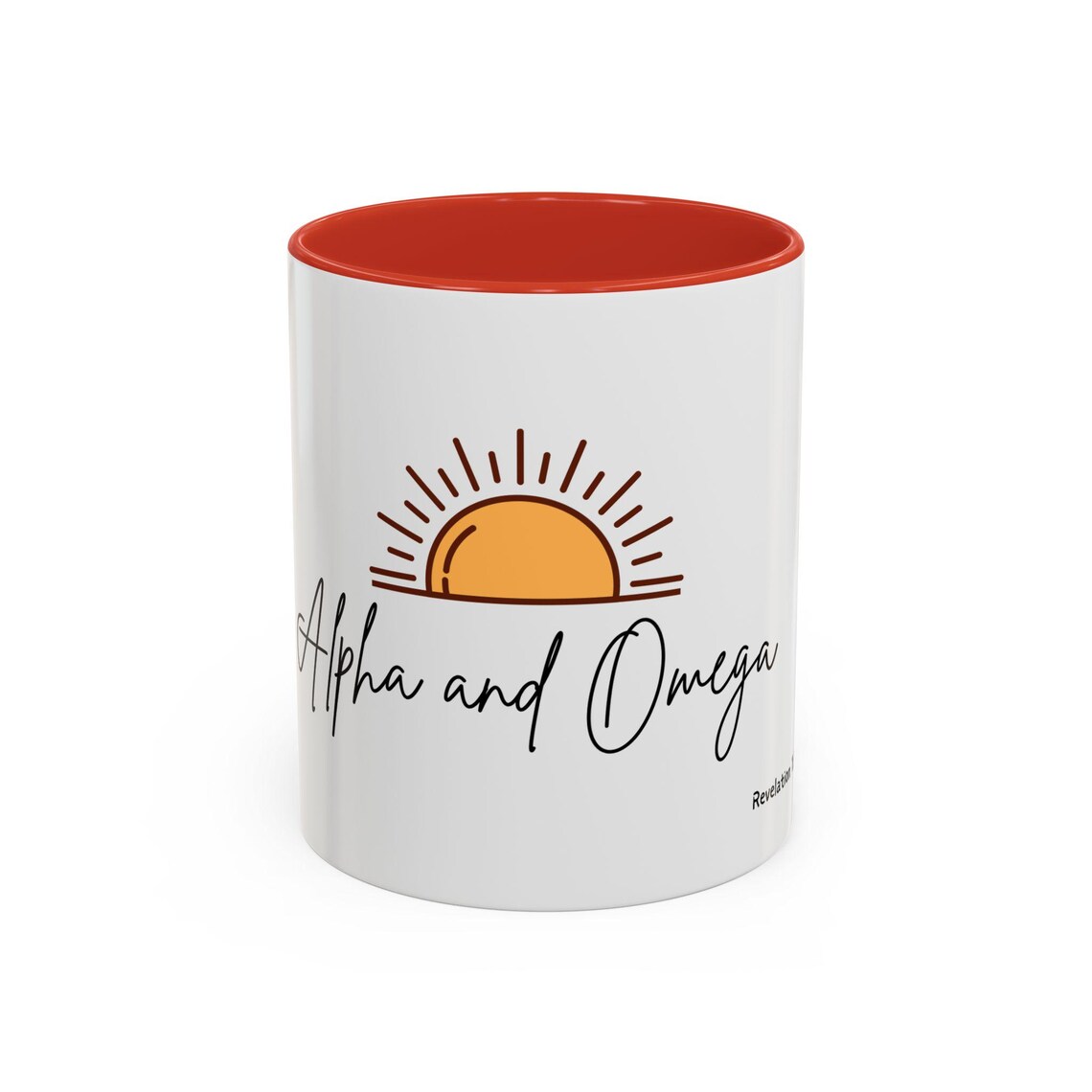 Christian Coffee Mug- Alpha and Omega - Etsy