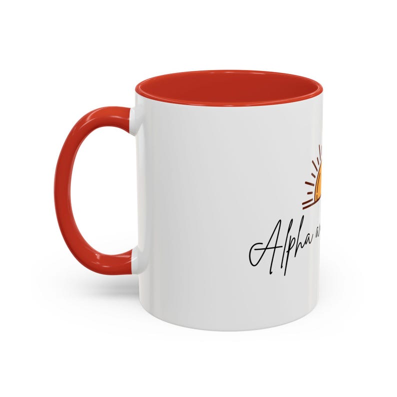 Christian Coffee Mug- Alpha and Omega - Etsy