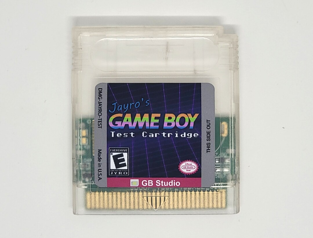 Jayros GAMEBOY™ Test Cartridge for Gameboy Color - Etsy