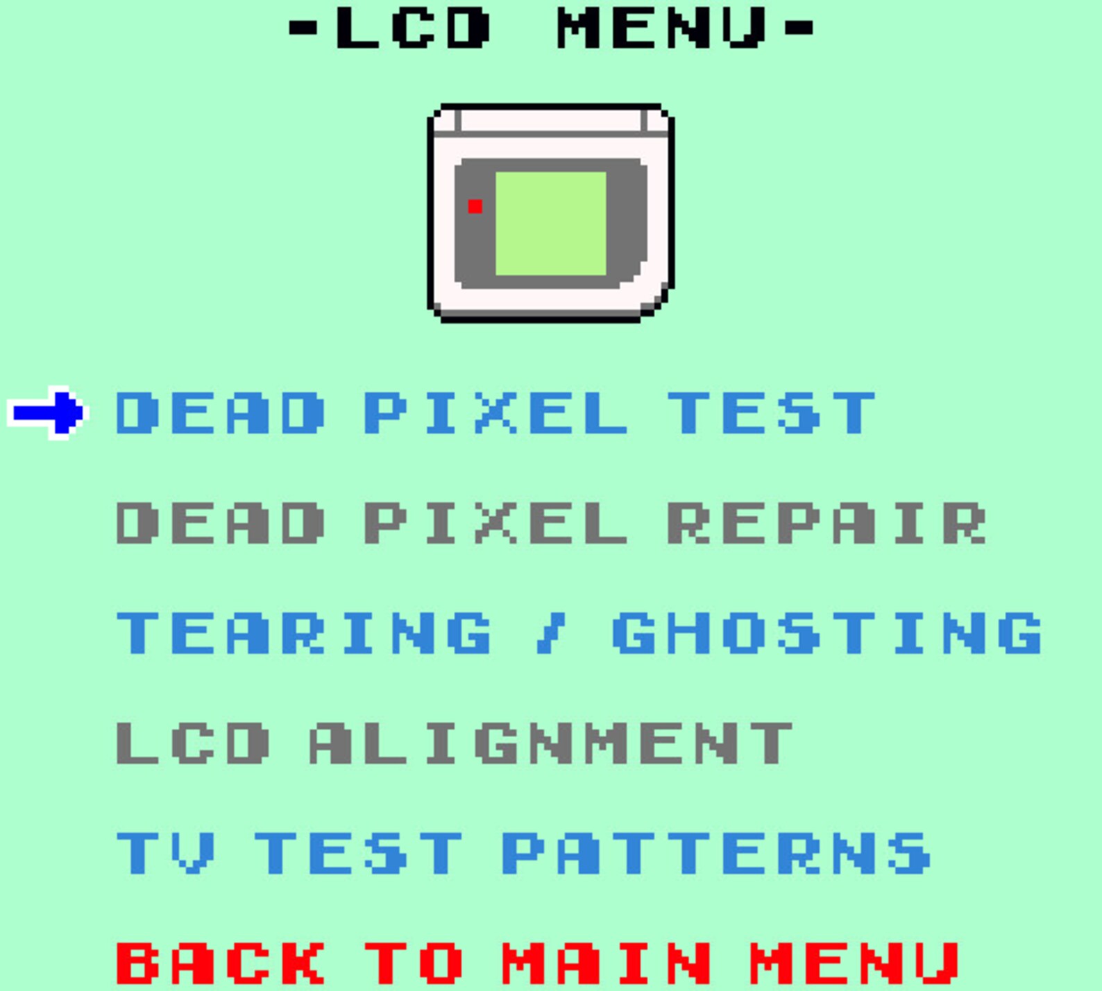 Jayro's GAMEBOY™ Test Cartridge for Gameboy Color - Etsy