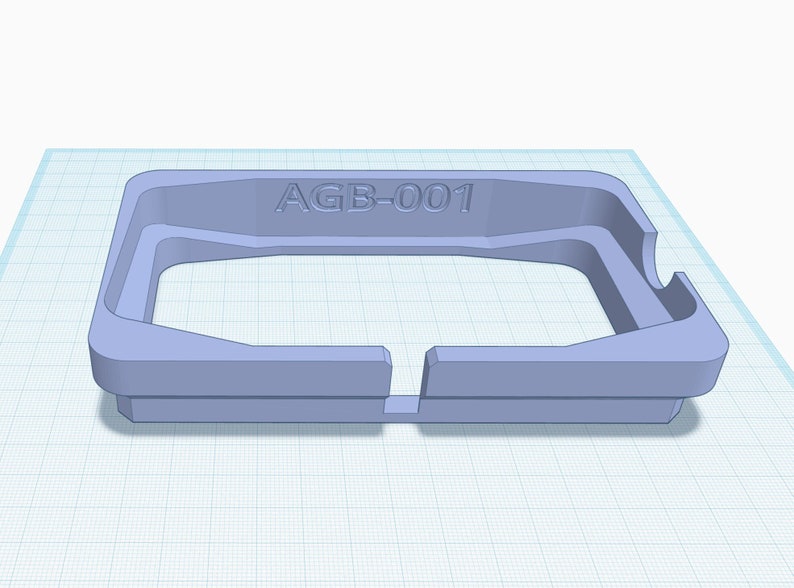3D Printed Insert for AGB-001 original Gameboy Advance in - Etsy