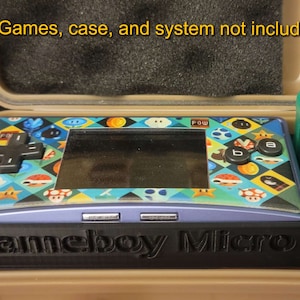3D Printed Insert for Gameboy Micro in Shockproof Hard Case - Etsy