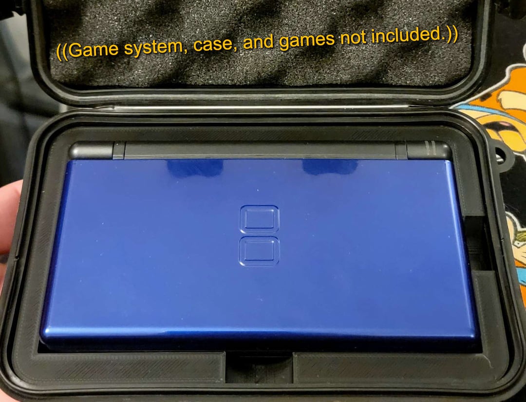 3D Printed Inserts for a Nintendo DS Lite in a Shockproofhard Case - Etsy