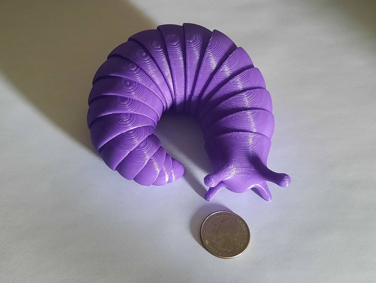 3d printed Articulated Slug Color Changing Glow in the | Etsy 3d printed Articulated Slug Color Changing Glow in the | Etsy