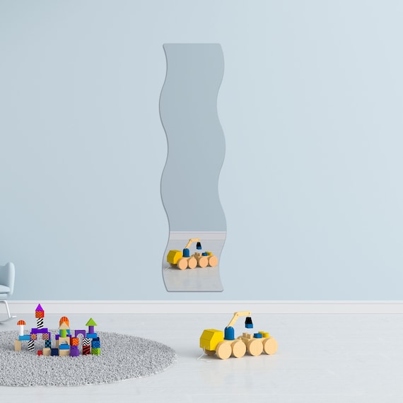 Wave Shaped Shatterproof Acrylic Safety Wall Mirror - Etsy