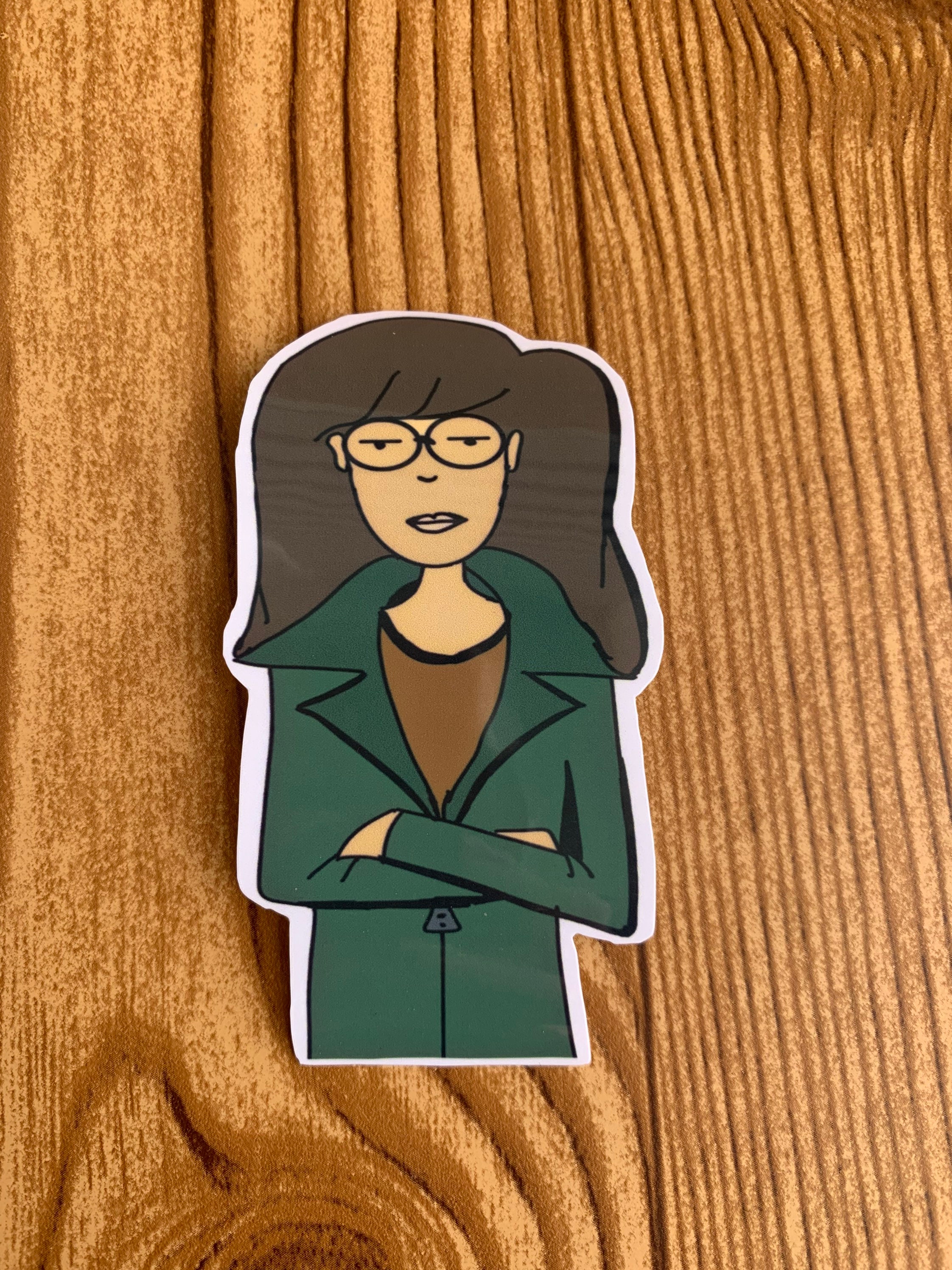 Jodie Landon Sticker|daria Inspired 90s Cartoon Vinyl Sticker|hand ...
