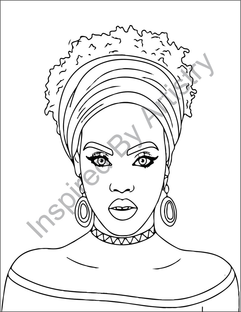 Black Girl Magic Coloring and Paint Booklet - Etsy