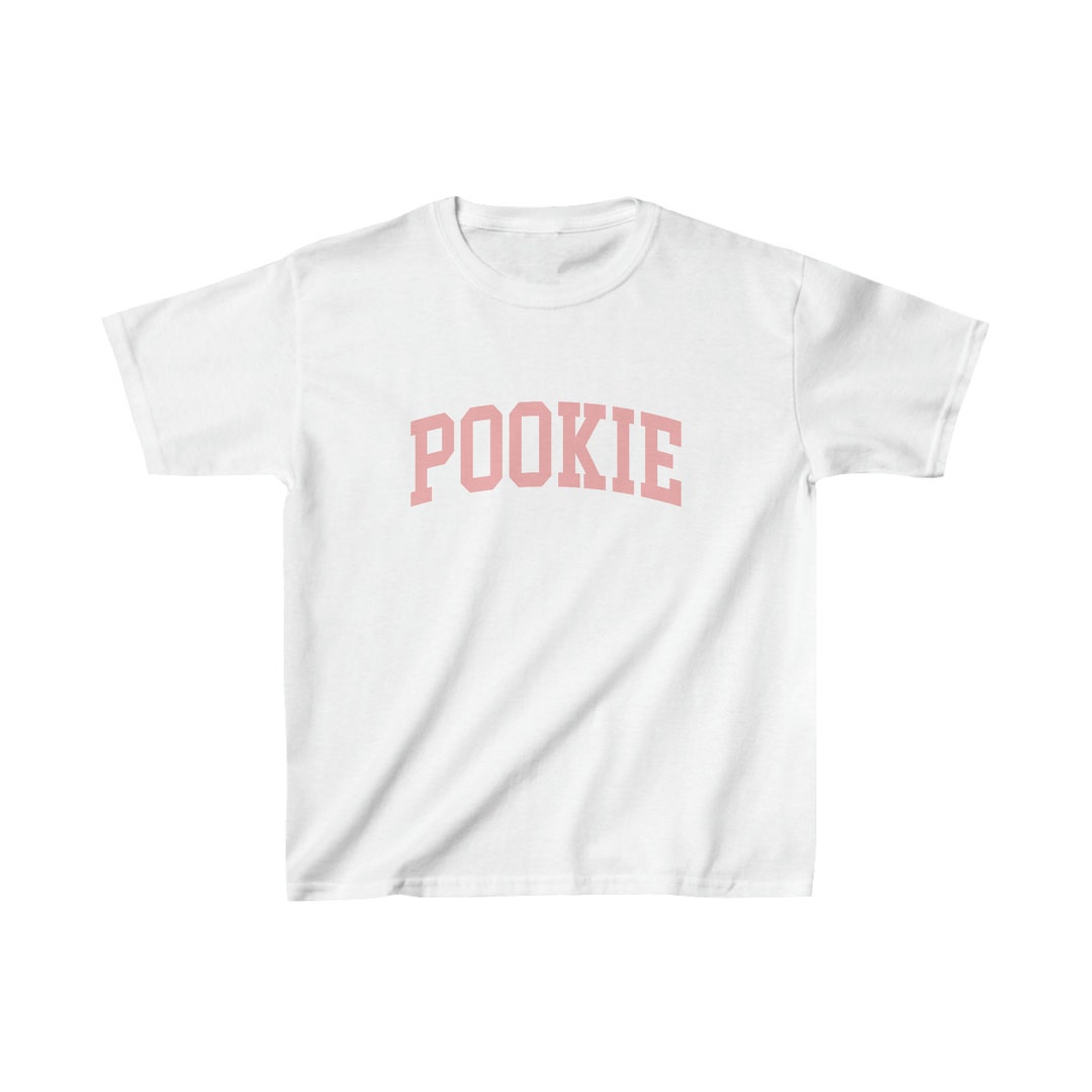 Pookie Baby Tee With Pink Ribbon Bow, Y2k Graphic Baby Tee, 90s Baby ...