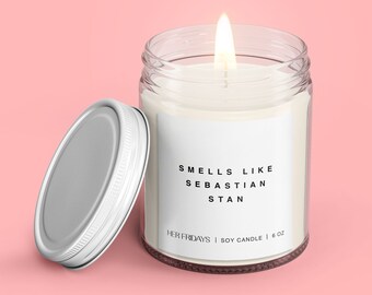 Sebastian Stan Candle - Etsy