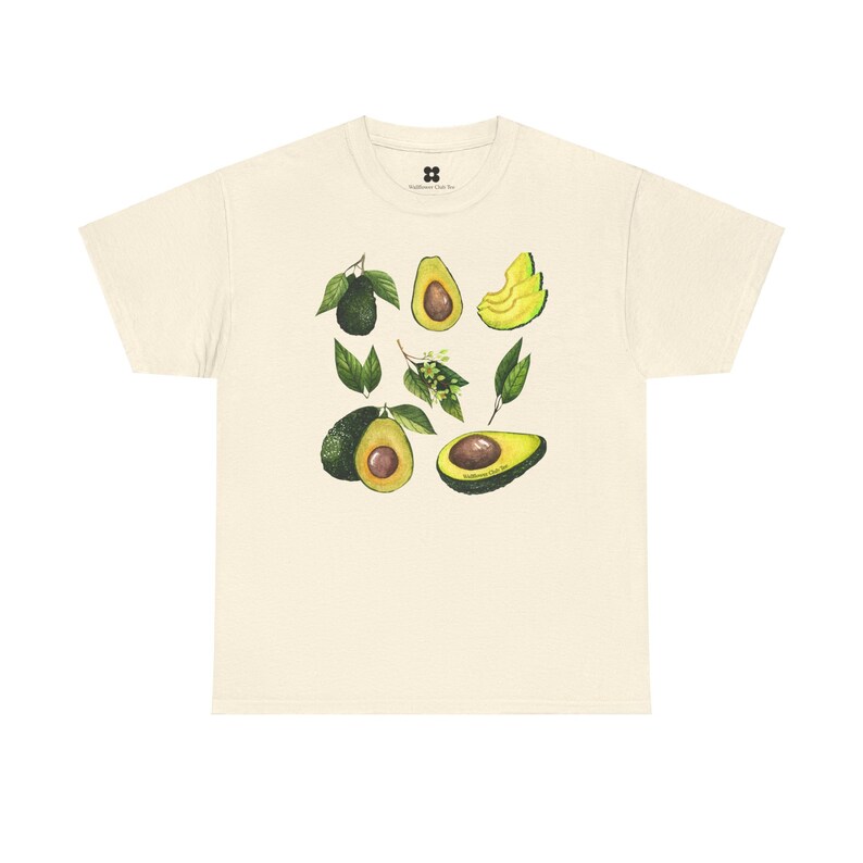 Avocado T-shirt | Vintage Fruit T-shirt | Fruit Graphic Y2k 2000's Tee ...