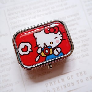 Hello Kitty/ Cute Mini Storage Case/ Pill Case or Accessory Containers ...