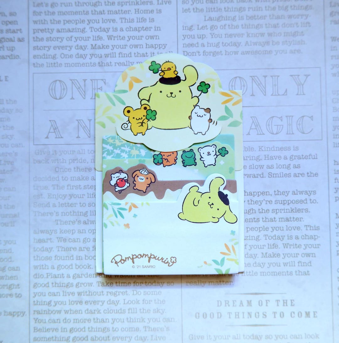 Sanrio Pompompurin Post It Notes/ Pompompurin Student Stationery/ Cute ...