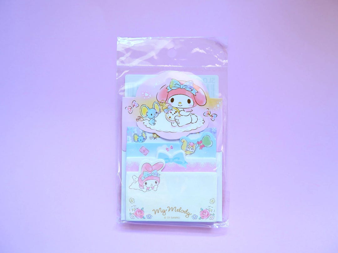 Sanrio My Melody Post It Notes/ My Melody Student Stationery/ Cute Post ...