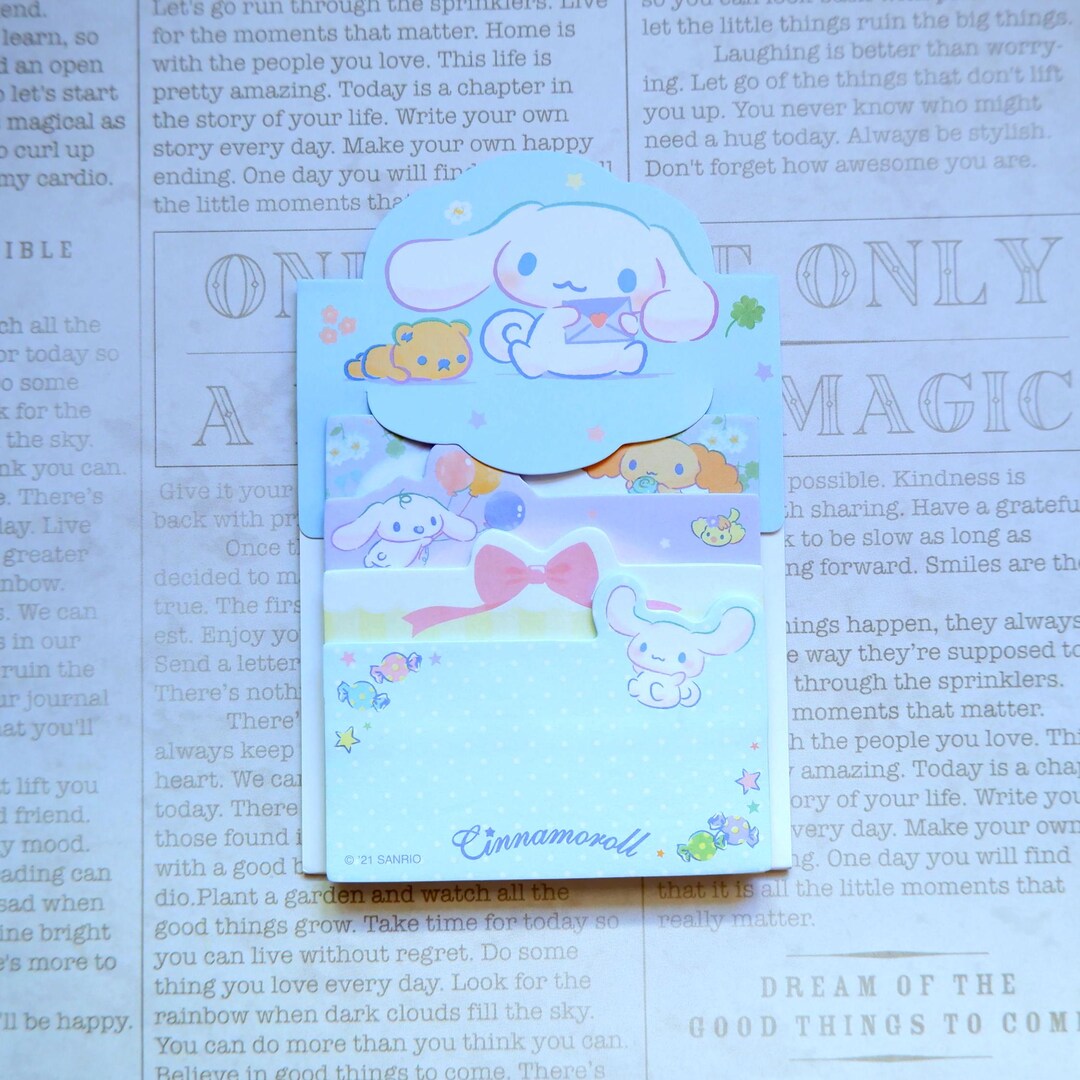 Sanrio Cinnamoroll Sticky Notepad/ Cinnamoroll Student Stationery/ Cute ...