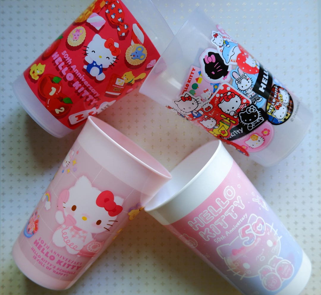 Sanrio Hello Kitty 50th Anniversary Character Cup/ Choose From 4 Types ...