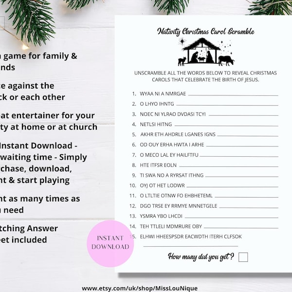 Nativity Christmas - Etsy