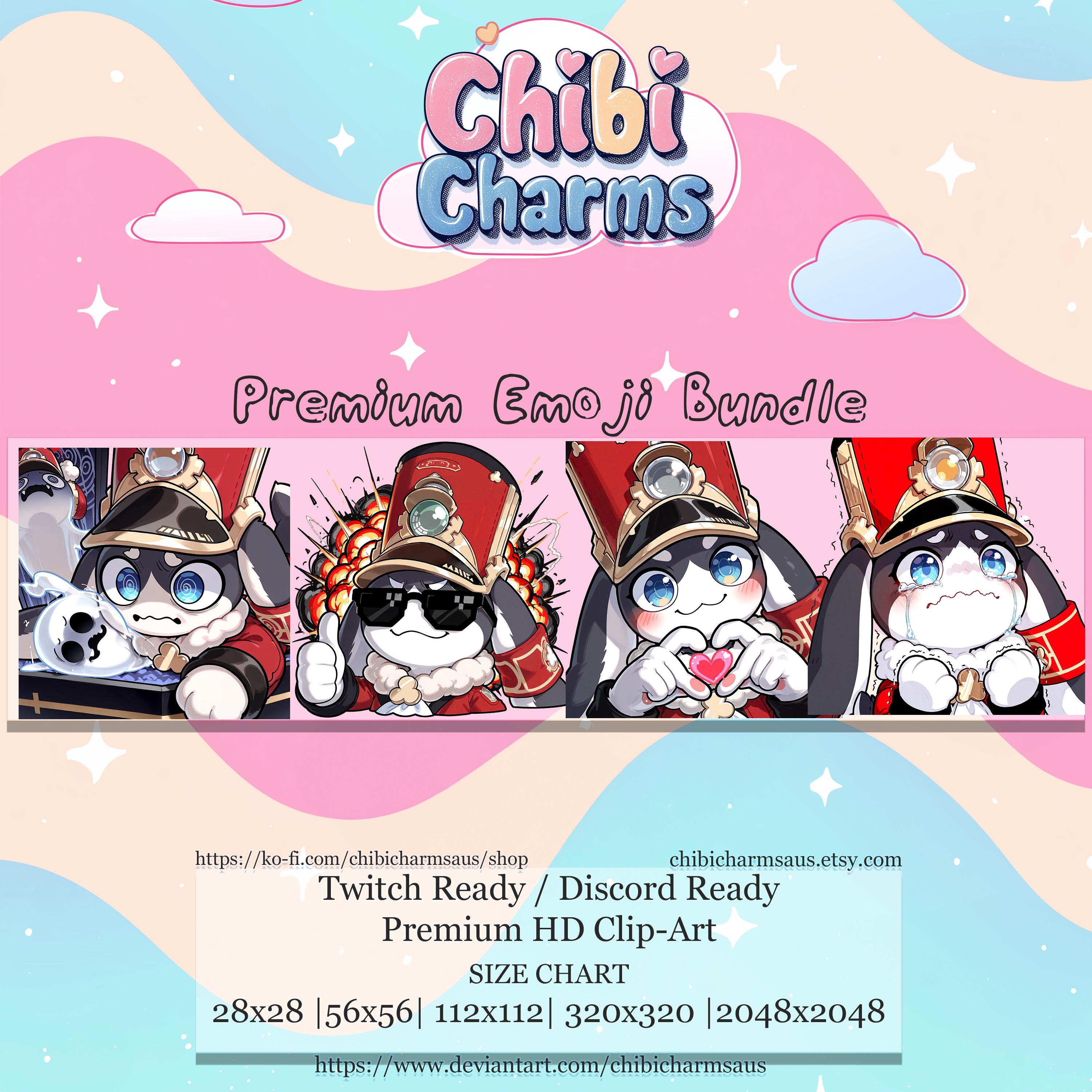 Pom-pom Honkai Emote Pack for Twitch, Discord, Youtube (PNG Files) - Etsy