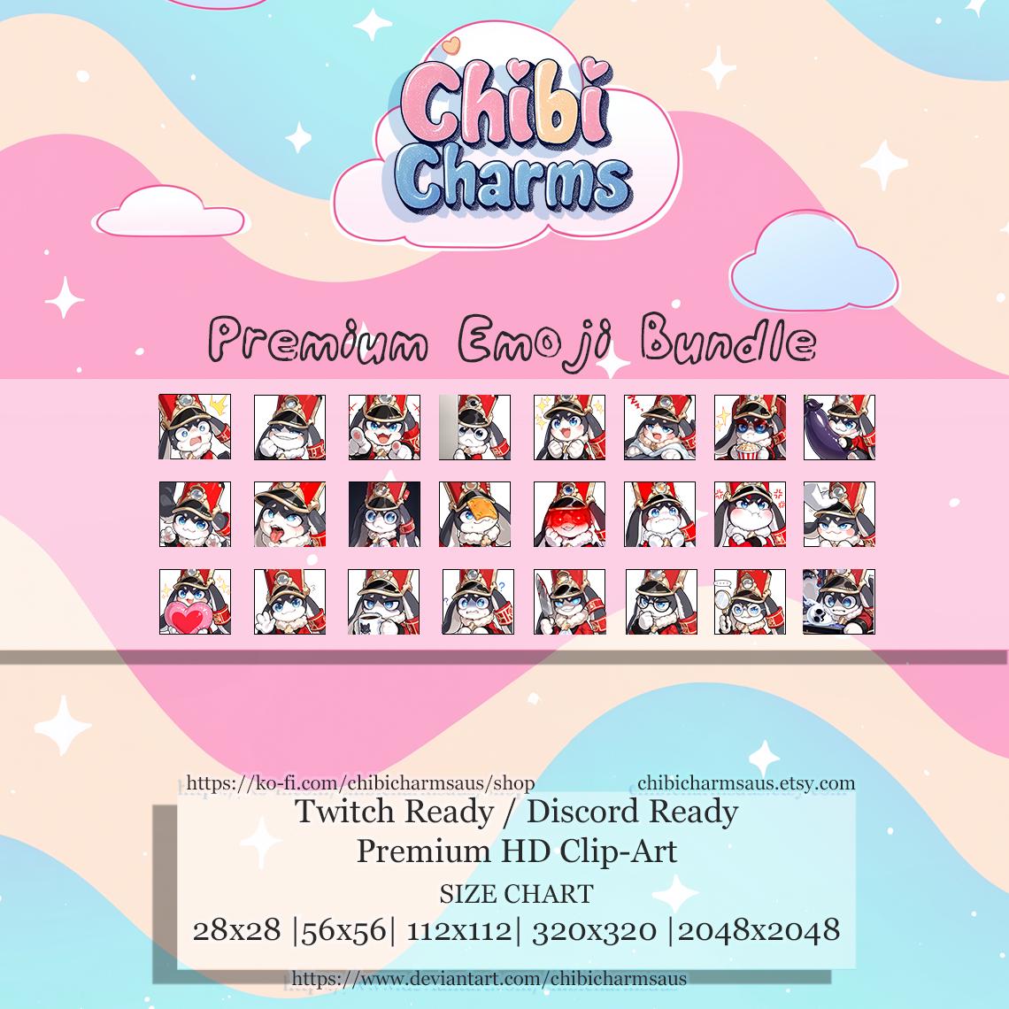 Pom-pom Honkai Emote Pack for Twitch, Discord, Youtube (PNG Files) - Etsy
