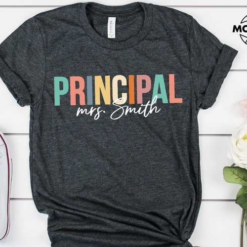 School Principal Shirts School Principal Gift Back to School - Etsy