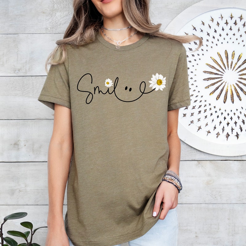 Smile Tshirt - Etsy