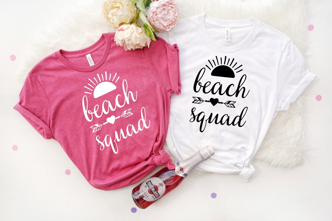 Beach Squad, Familien-Strand-Shirts, Urlaubs-Shirts, Mädchen-Reise ...