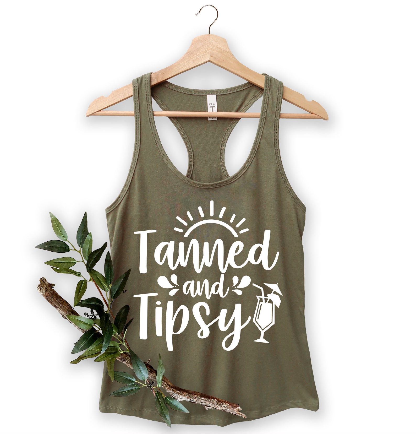 Tanned and Tipsy Tank Top , Summer Shirt, Beach Tanks , Summer Vibes ...