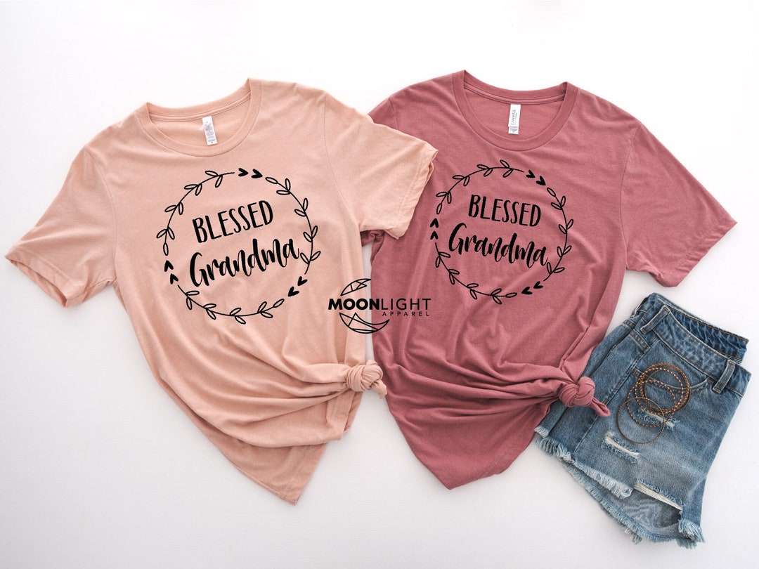 Blessed Grandma Shirt, Grandma Shirt, Gift for Grandma, Grandma Gift ...