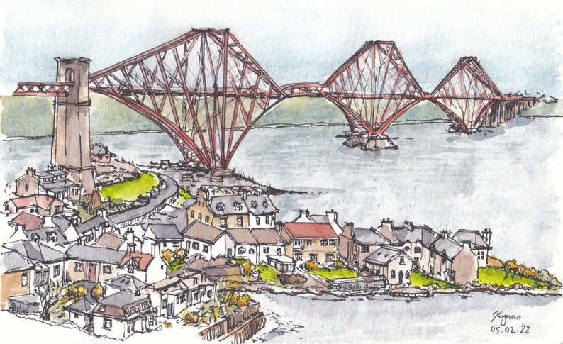 Forth Bridge, Scotland - Etsy