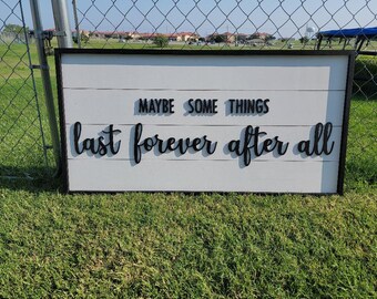 Forever After All Sign | Etsy